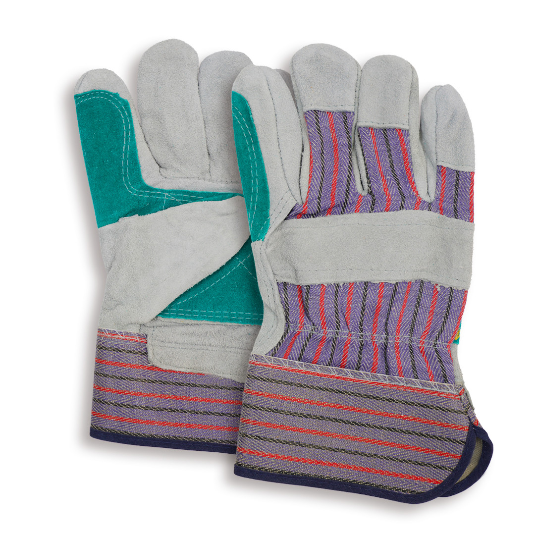 Fleece Lining Thermal Leather Work Gloves Anti Slip Heat Resistant ...
