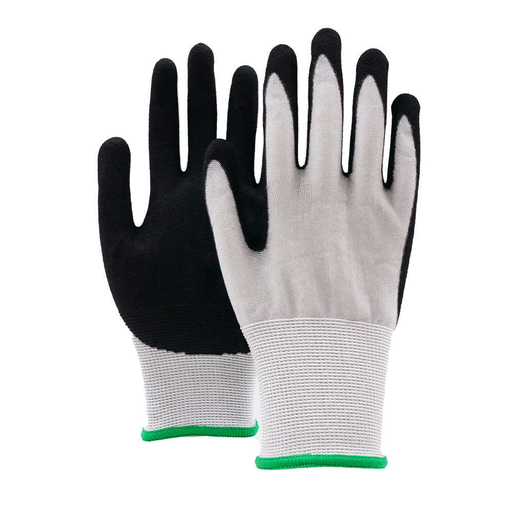 ANSI A4 Cut Resistant Gloves , Level D Industrial Glove HPPE Nitrile Cut Resistant